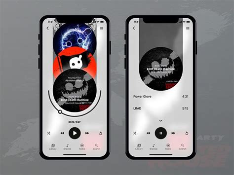 25 Awesome Knob Ui Design Examples Bashooka Music App Design Ui