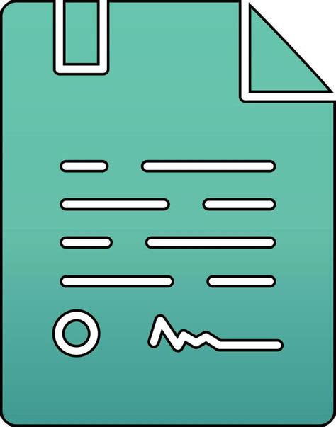 Contract Vector Icon 37109494 Vector Art At Vecteezy