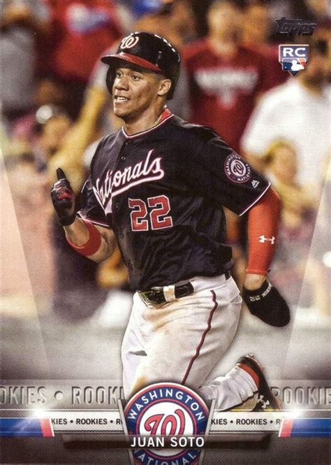 Mlb Topps 2018 Topps Update Single Card Salute Juan Soto S 29 Rookie