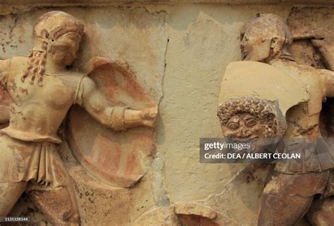 Memnon Against Achilles Detail Of The Trojan War Relief East News