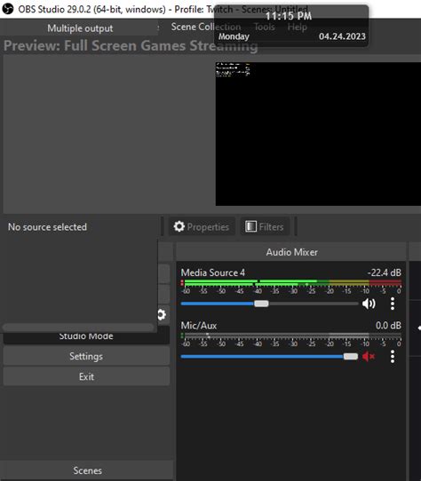 No Source Box Extends Down Only With Plugin Loaded · Issue 284 · Sorayukiobs Multi Rtmp · Github