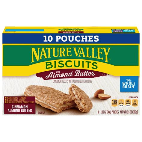 Nature Valley Biscuits With Cinnamon Almond Butter Value Pack 10 Ct