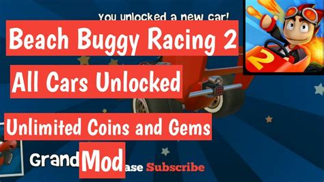 Beach Buggy Racing 2 All Cars Unlocked Unlimited Coins And Gems