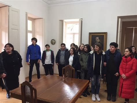 სკოლა ლიცეუმ “ცოდნას” მე 9 და მე 11 კლასის მოსწავლეები ილია ჭავჭავაძის სახლ მუზეუმს ესტუმრნენ