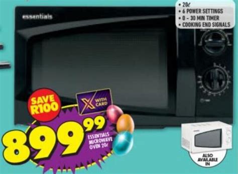 Essentials Microwave Oven L Offer At Shoprite