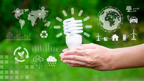 Premium Photo Light Bulb On Green Background Ecological Technology