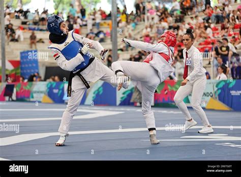 Foro Italico Rome Italy June 10 2023 Julyana Al Sadeq Jor Vs Aya
