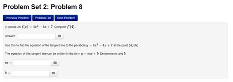 solved 1 ﻿point ﻿let f x 4x2 4x 7 ﻿compute
