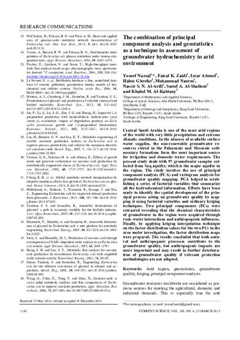 Pdf Combination Of Principal Component Analysis And Bayesian Network And Its Application On