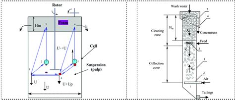 Diagram Of A Typical Column Flotation 1 Column Body 2 Bubble Sparger Download Scientific