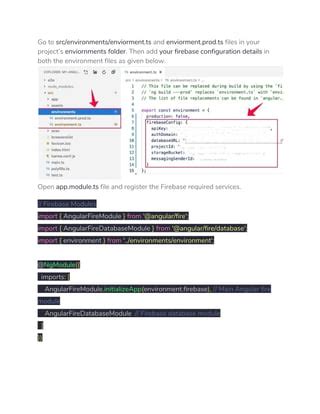 Angular Firebase Crud Operations With Reactive Forms Pdf Web Development Internet