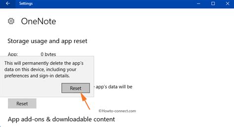 How To Reset OneNote In Windows 10