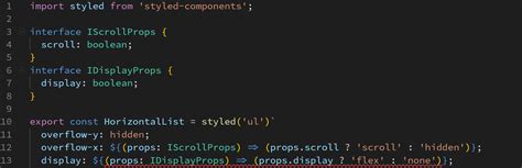Syntax Highlighting Broken With Typescript Type Literals And With