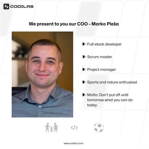 Codilas On Linkedin Meettheteam Coo Startup Softwaredevelopment