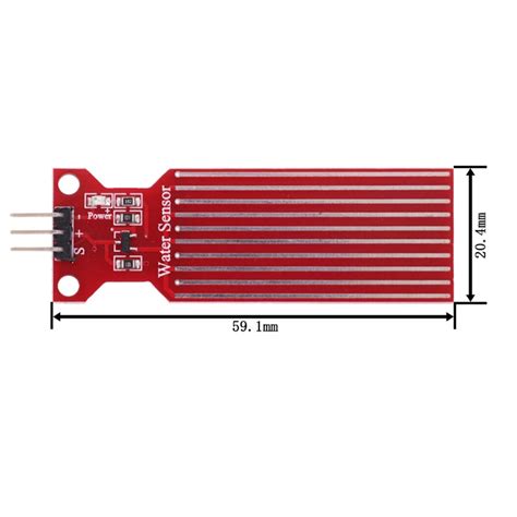1pcs dc 3v 5v rain water level sensor module detection liquid surface