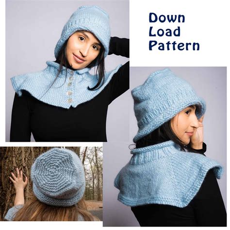 Juniper Moon Hat And Shoulder Cozy Pattern Bulky Weight