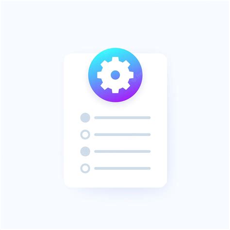 Premium Vector Maintenance List Form Vector Design