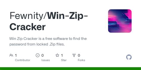 Github Fewnity Win Zip Cracker Win Zip Cracker Is A Free Software To Find The Password From