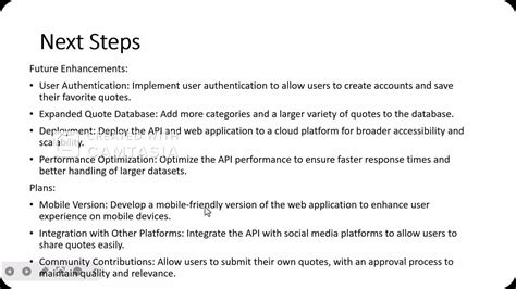Random Quotes Api Project Demo And Presentation Youtube