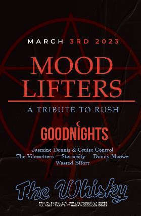 Mood Lifters A Tribute To Rush Goodnights Stereosity Donny Meowz