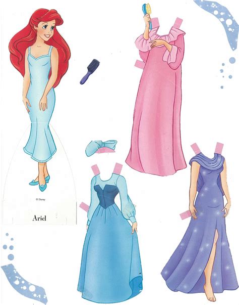 Bonecadepapelarielpng 1242×1582 Princess Paper Dolls Disney