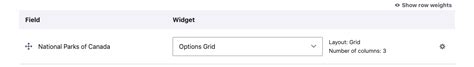 Grid Widget