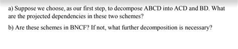 solved 1 consider the relation scheme with attributes s