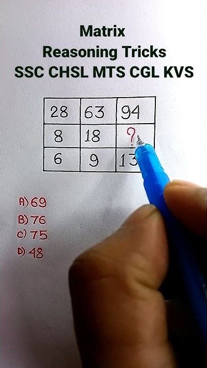 Missing Number Reasoning Tricks Reasoning In Hindi Reasoning Classes