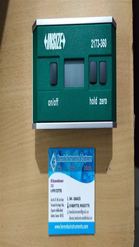 Metal Digital Level And Protractor Make Insize 0 1 Deg At ₹ 7000 Piece In Chennai