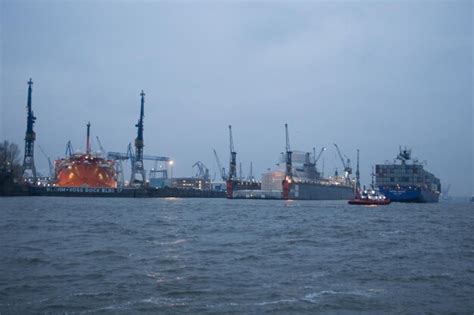 Premium Photo Cranes Loading Container Ship