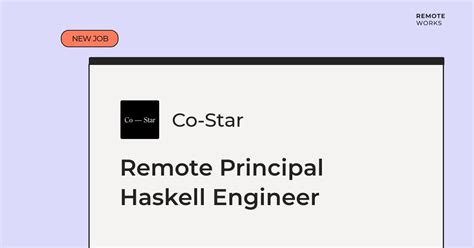 Remote Works On Linkedin Remote Principal Haskell Engineer Co Star