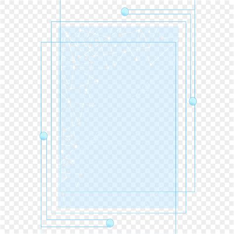 Sense Of Technology Png Image Technology Technology Border Technological Sense Blue Simple