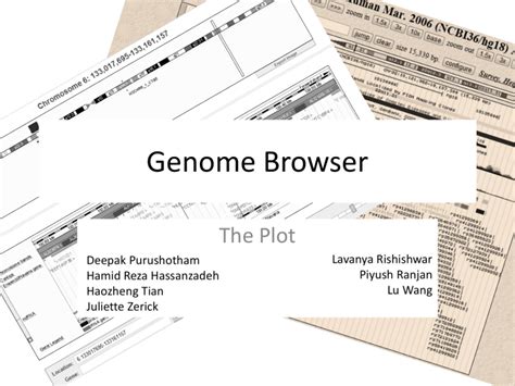 Genome Browser Background