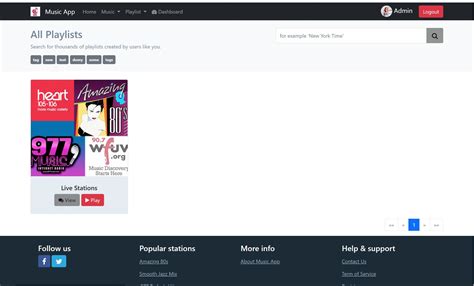 Music Station PHP Script By SmartSolutionsLtd Codester