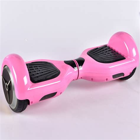2 Wheels Self Balance Scooter Pink Hoverboard With Led Lights