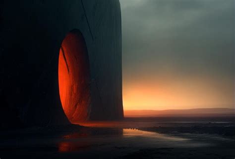 Premium Ai Image Image Of A Large Stone Structure In The Desert