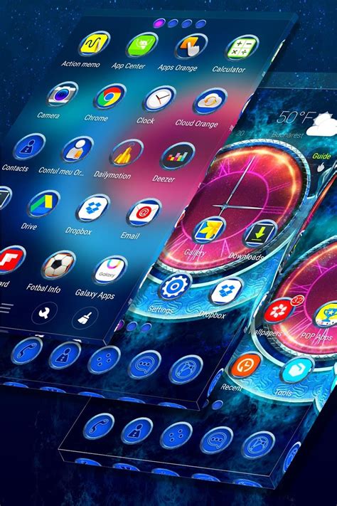 Android 용 Launcher Theme Blue Apk 다운로드