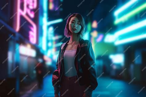 Premium Ai Image Street Girl Poses Model Street Generate Ai