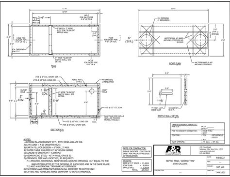 2000 Gallon Septic Tank Sizes Septic Tanks Precast Concrete