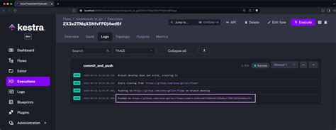 Push Flows To A Git Repository