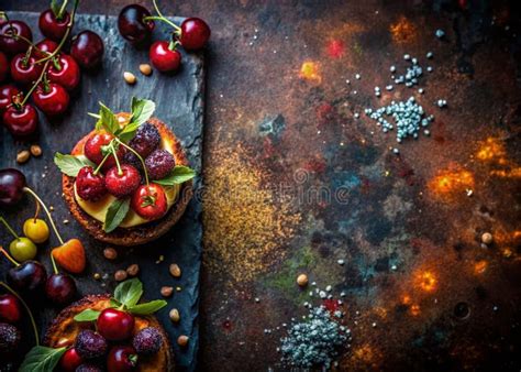 Dark Edgy Food Photography Background Perfect For Displaying Culinary
