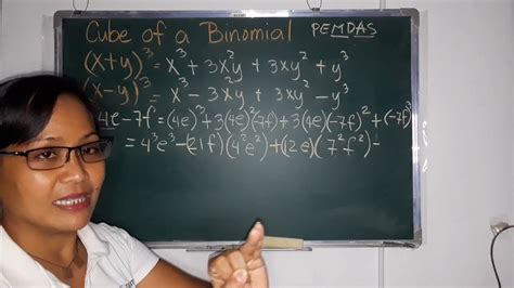 Cube Of A Binomial Shortcut Method In Easy Way YouTube