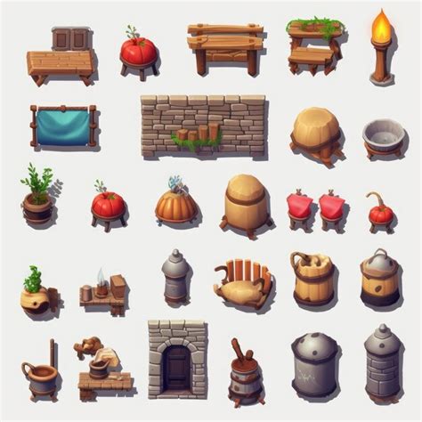 Premium Photo A Collection Of Different Types Of Games Including A