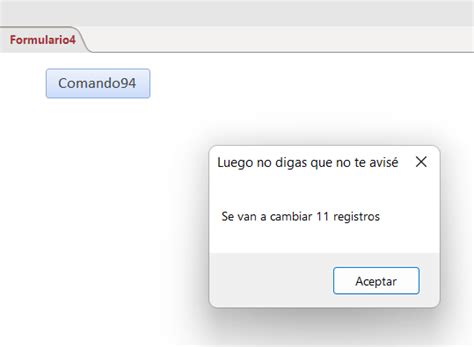 como insertar el valor resultante de una consulta access en un msgbox