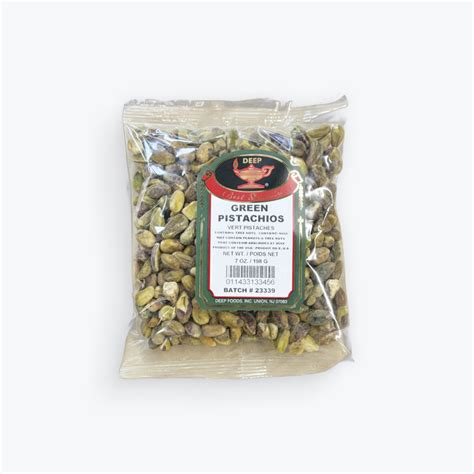 Deep Dry Green Pistachios 7 Oz Spice Spc Indian Grocery And Kitchen
