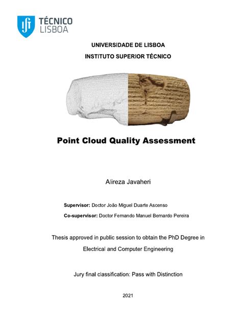Point Cloud Quality Assessment Pdf