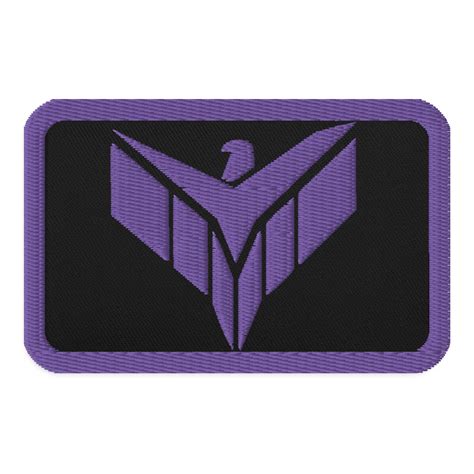 Arissa Lavigny Duval Rectangular Embroidered Patch • Burning L Productions