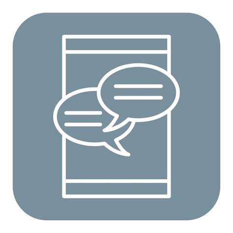 Premium Vector Text Messaging Vector Icon Can Be Used For Communication And Media Iconset