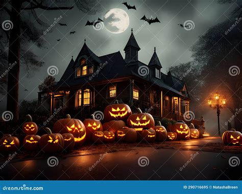 Halloween Cinematic Uhd K Spooky Thrilling Stock Illustration Illustration Of Chilling