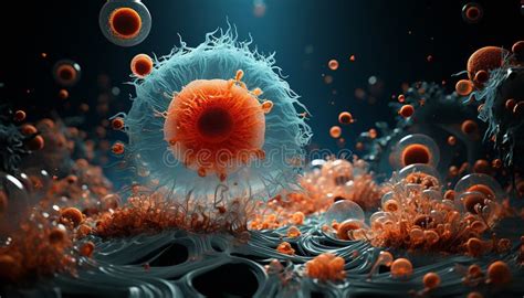 High Scale Magnification Reveals Cancer Cells In Human Biology
